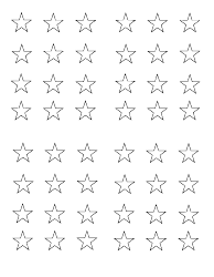 Star Template - 8x6 Download Printable PDF | Templateroller