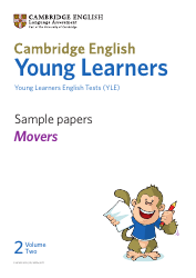 Cambridge English Sample Papers - Movers Download Printable PDF ...