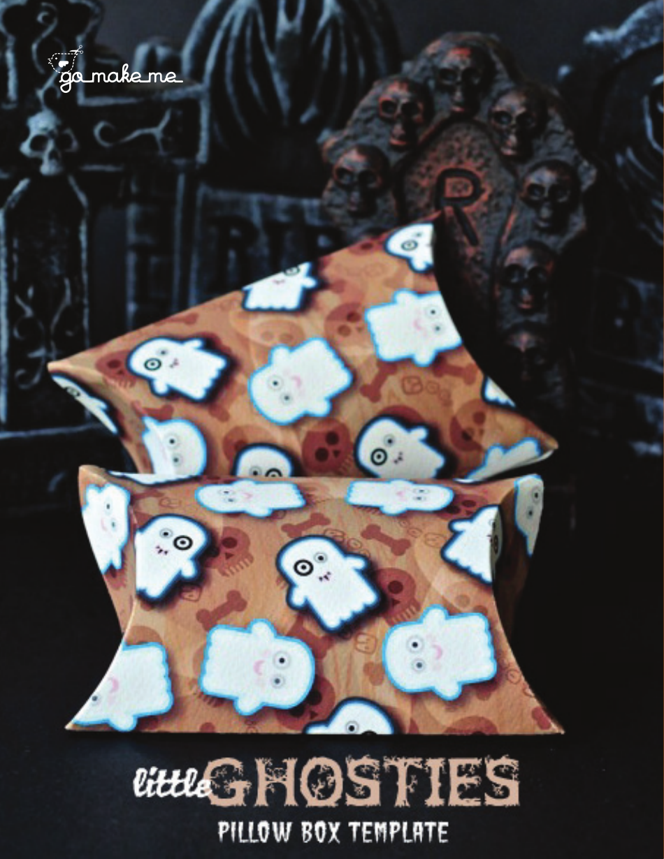 Little Ghosts Pillow Box Template - Go Nake Me Download Printable PDF ...