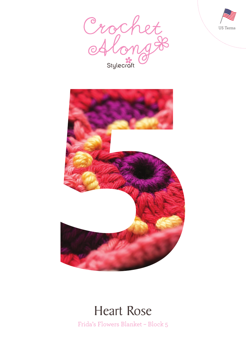 Heart Rose Quilting Pattern (US Terms) - Stylecraft Yarns Download ...