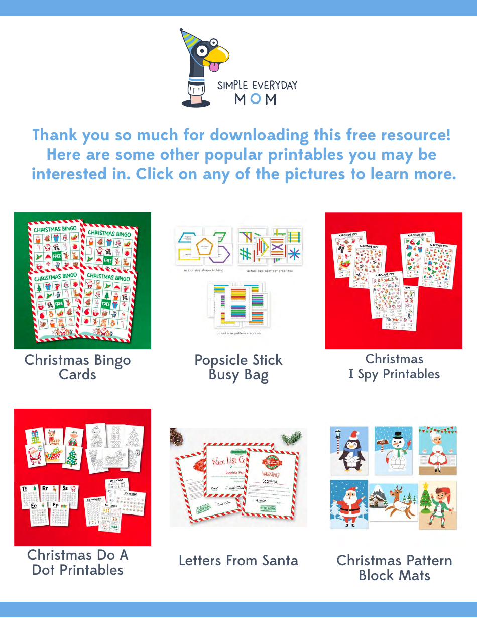 Grinch Popsicle Stick Craft Templates - Simple Everyday Mom Download ...