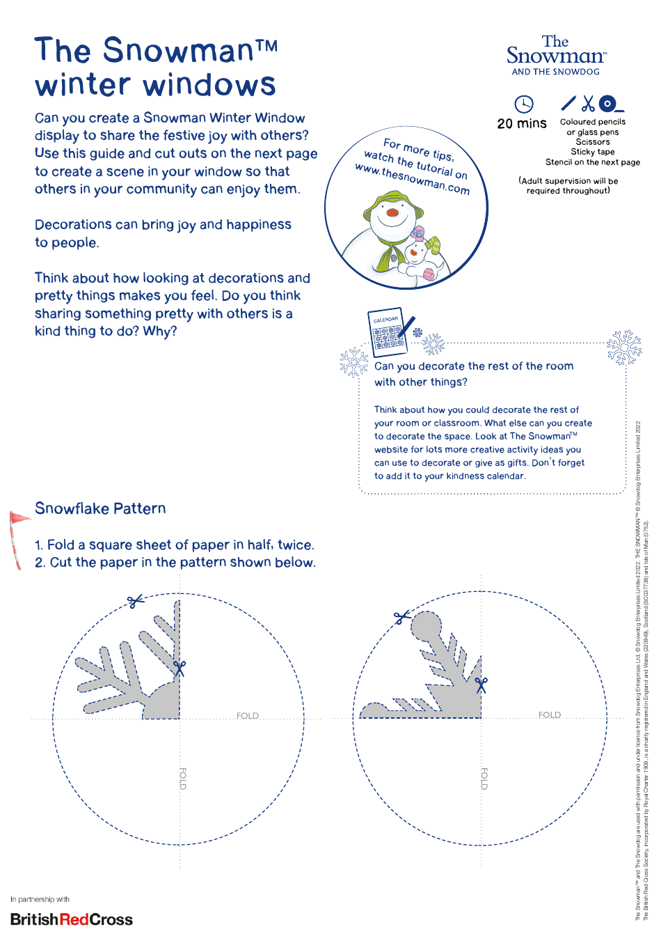 The Snowman Winter Window Templates - Snowdog Enterprises Limited ...