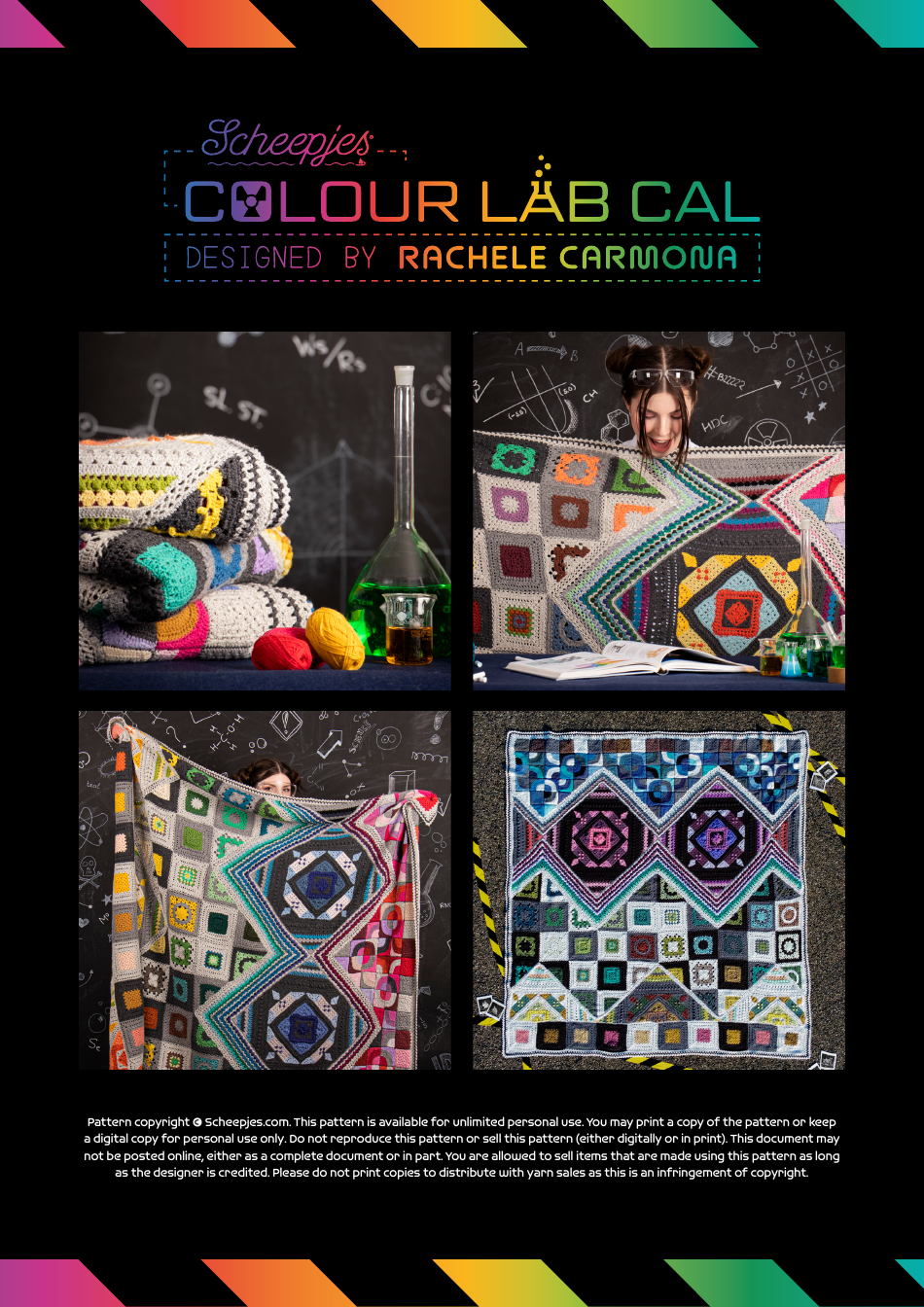 Color Lab Quilt Pattern - Scheepjes Download Printable PDF | Templateroller