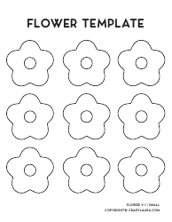 Flower Templates - Nine Download Printable PDF | Templateroller