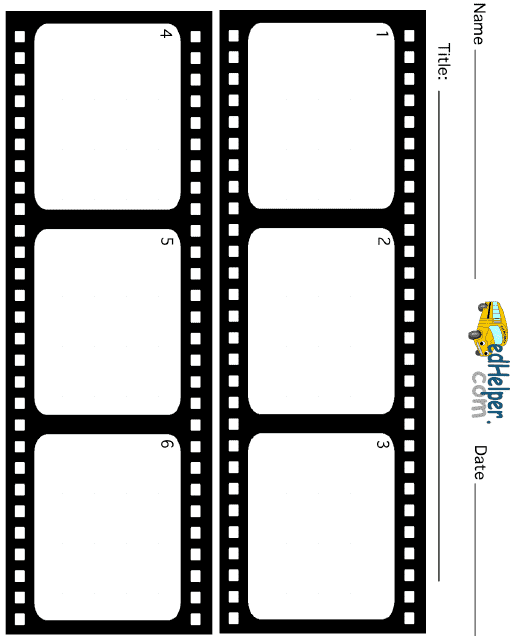 Film Strip Template Download Printable PDF Templateroller