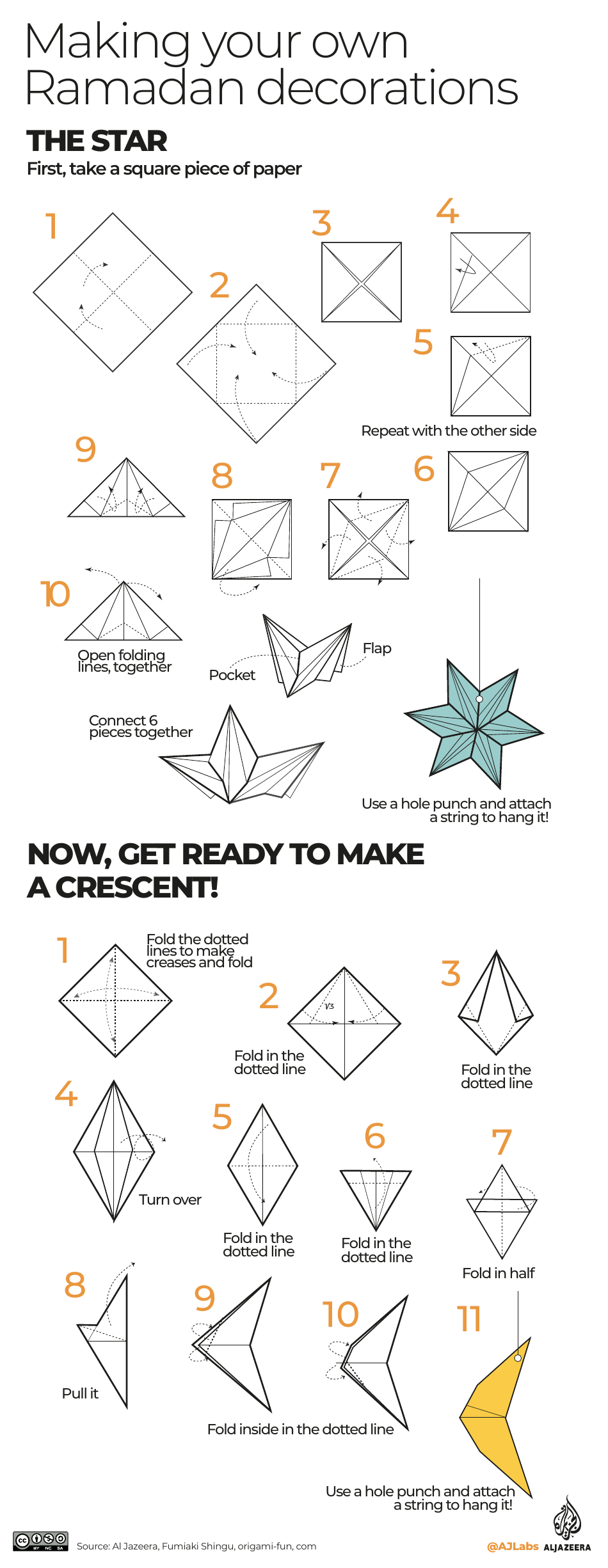 Ramadan Paper Star and Crescent Templates Download Printable PDF ...