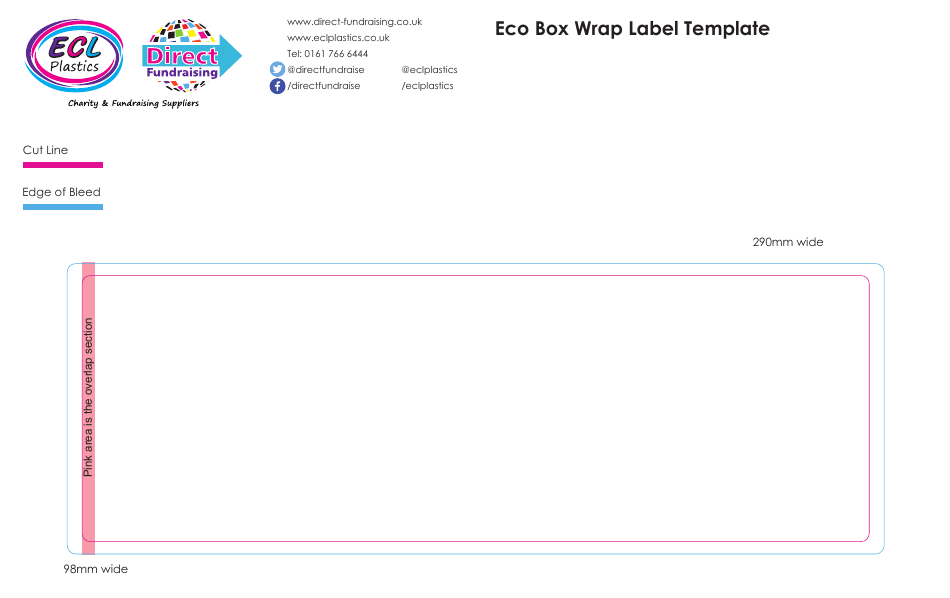 Eco Box Wrap Label Template Download Printable PDF | Templateroller