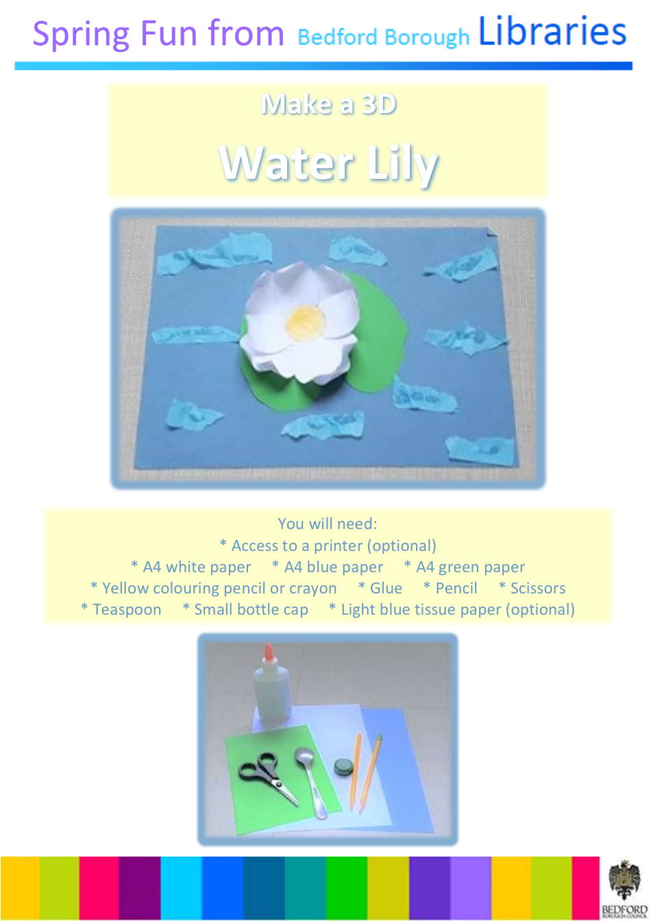 Paper Water Lily Templates Download Printable PDF | Templateroller
