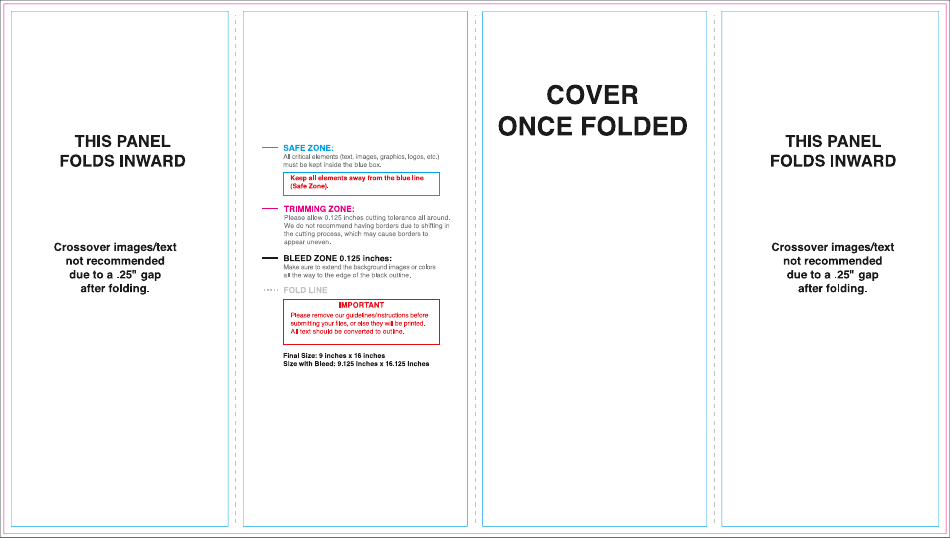 9 X 16 Brochure Template Download Printable PDF | Templateroller