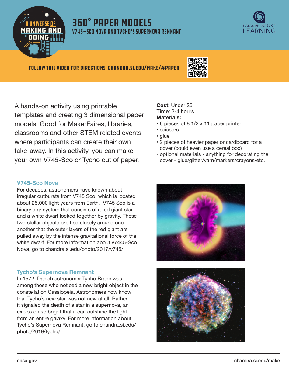 NASA 360 Degree Paper Model Templates Download Printable PDF ...