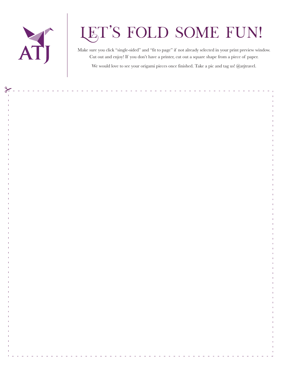 Origami Paper Crane Template Download Printable PDF | Templateroller