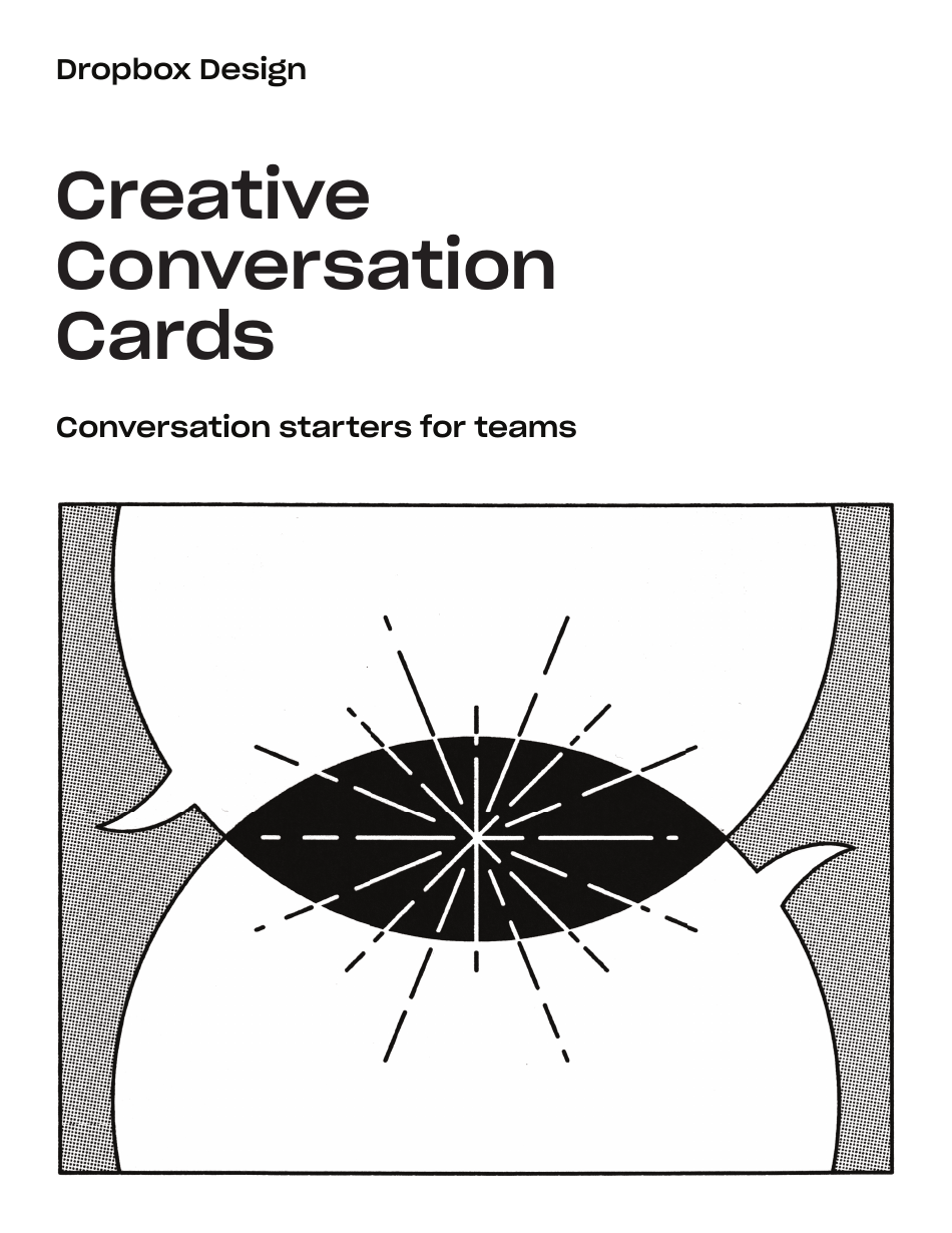 Creative Conversation Card Templates Download Printable PDF ...
