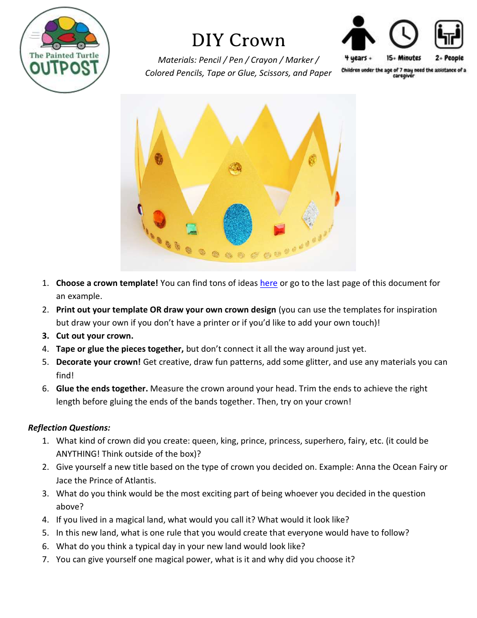 Diy Crown Template Download Printable PDF | Templateroller