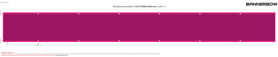 9900x1000mm Banner Print Template - Bannerbow Download Printable PDF ...