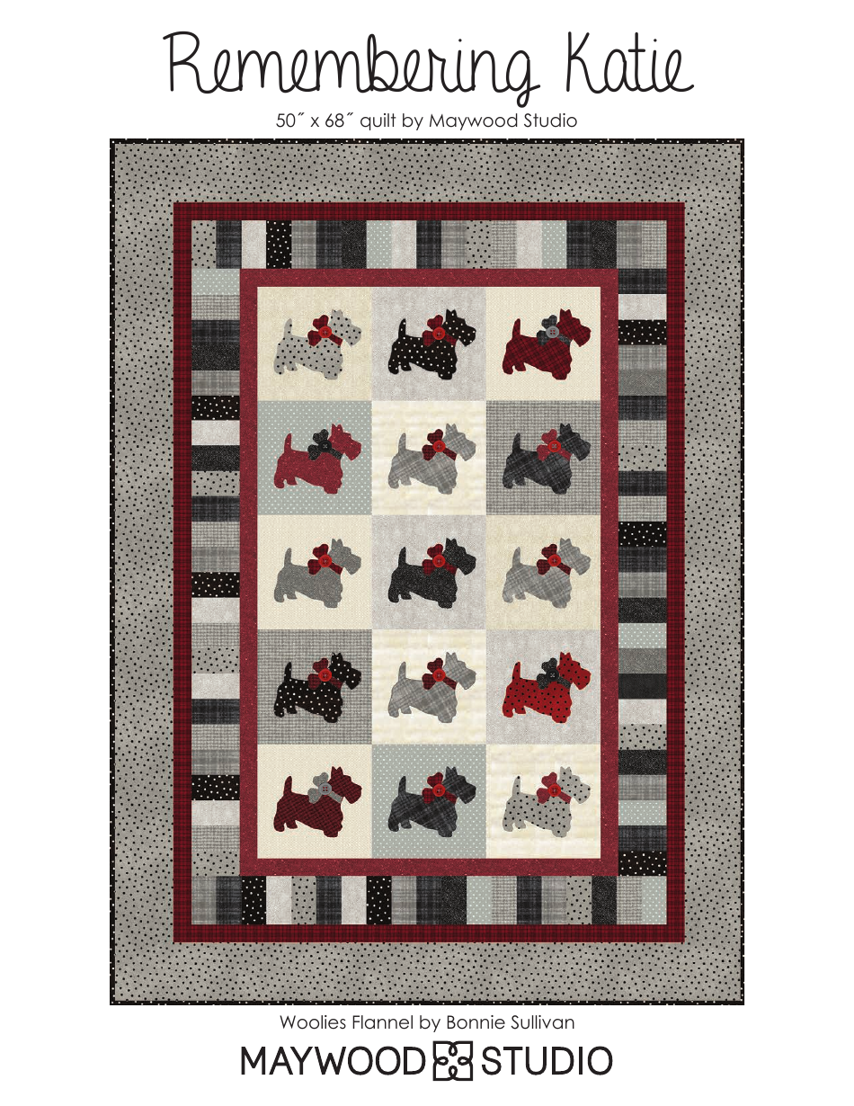 Scottie Dog Quilt Pattern Templates Download Printable PDF | Templateroller