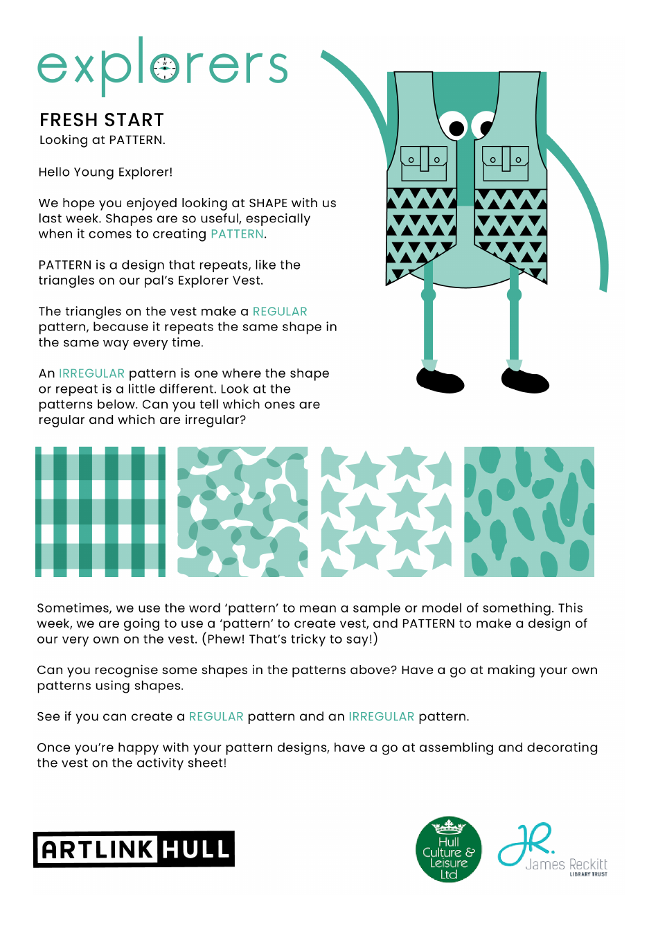 Explorer's Vest Pattern Templates Download Printable PDF | Templateroller