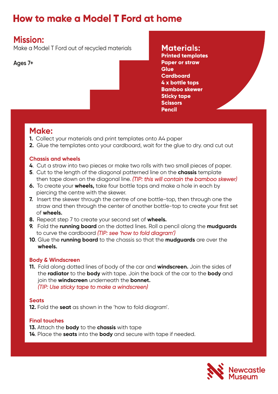 Diy Model T Ford Templates Download Printable PDF | Templateroller