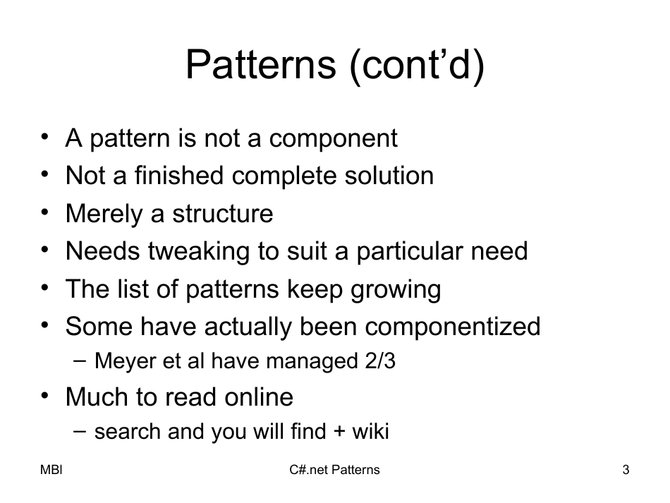C# Patterns Cheat Sheet Download Printable PDF | Templateroller