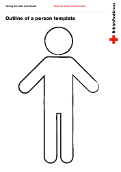 Person Outline Template Download Printable PDF | Templateroller