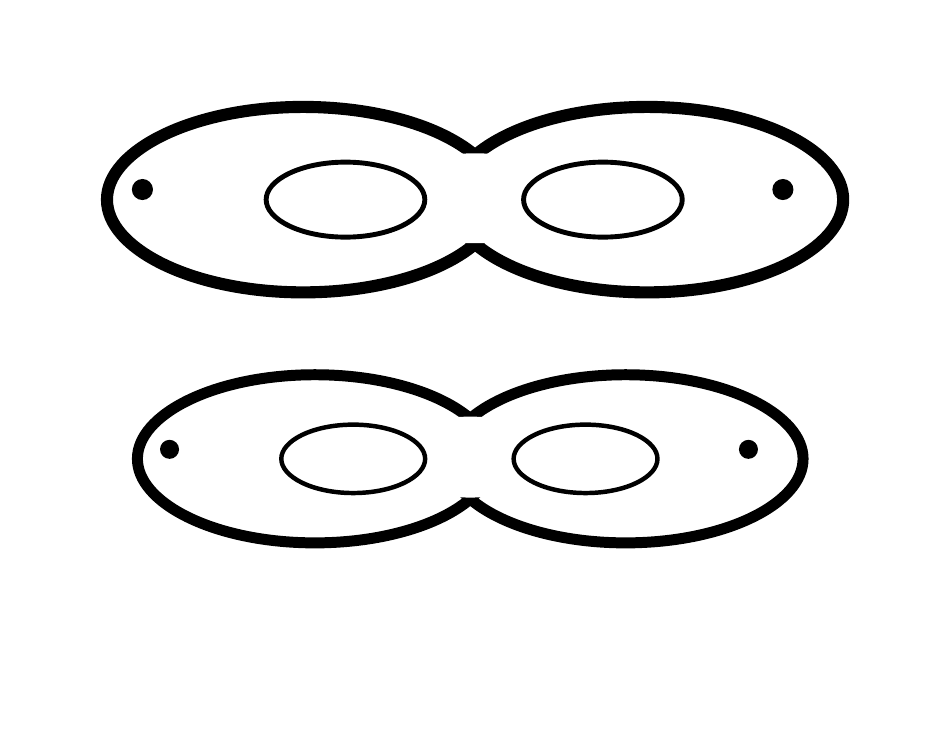 Superhero Mask Templates - Classic Download Printable PDF | Templateroller