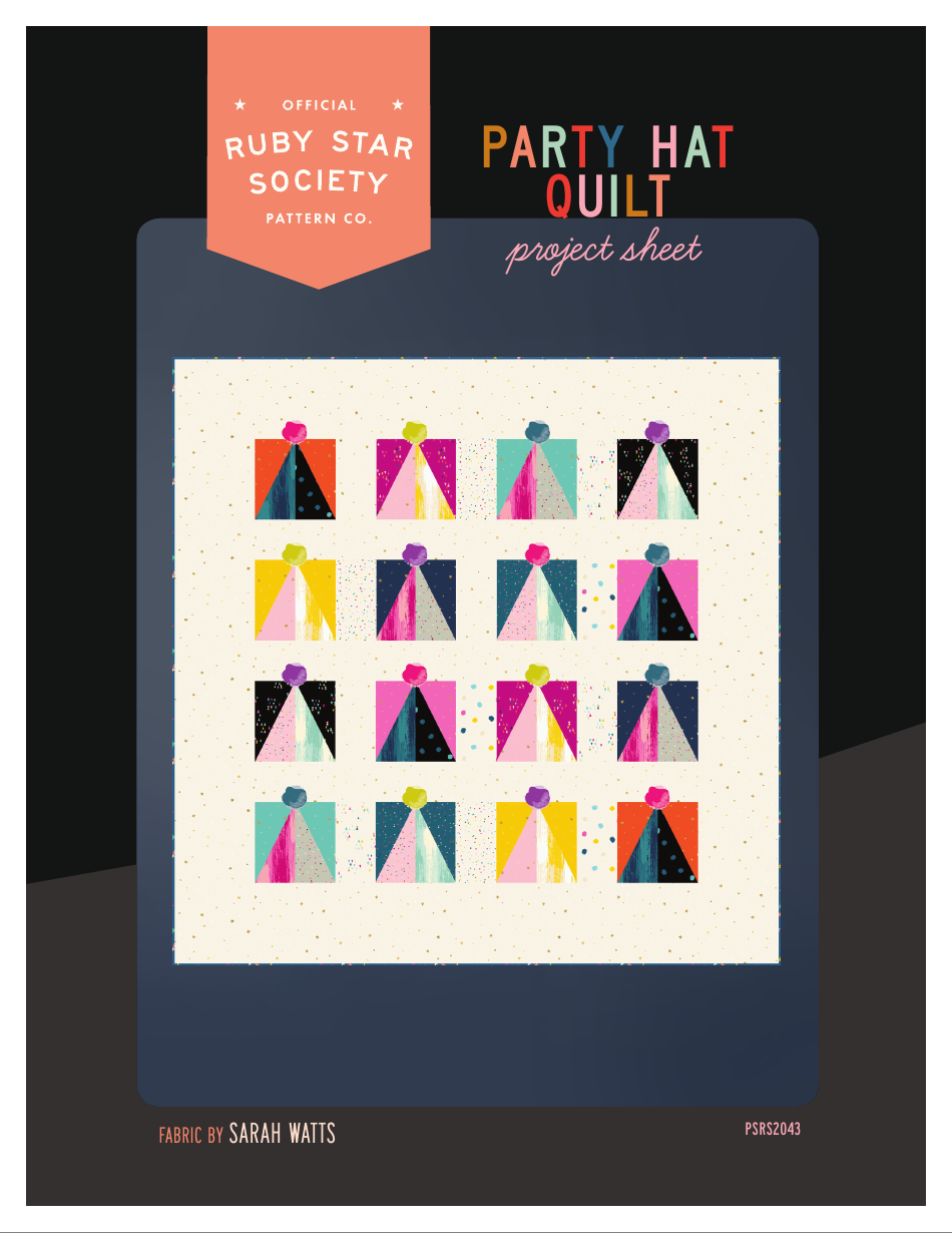 Party Hat Quilt Pattern Templates Download Printable PDF | Templateroller