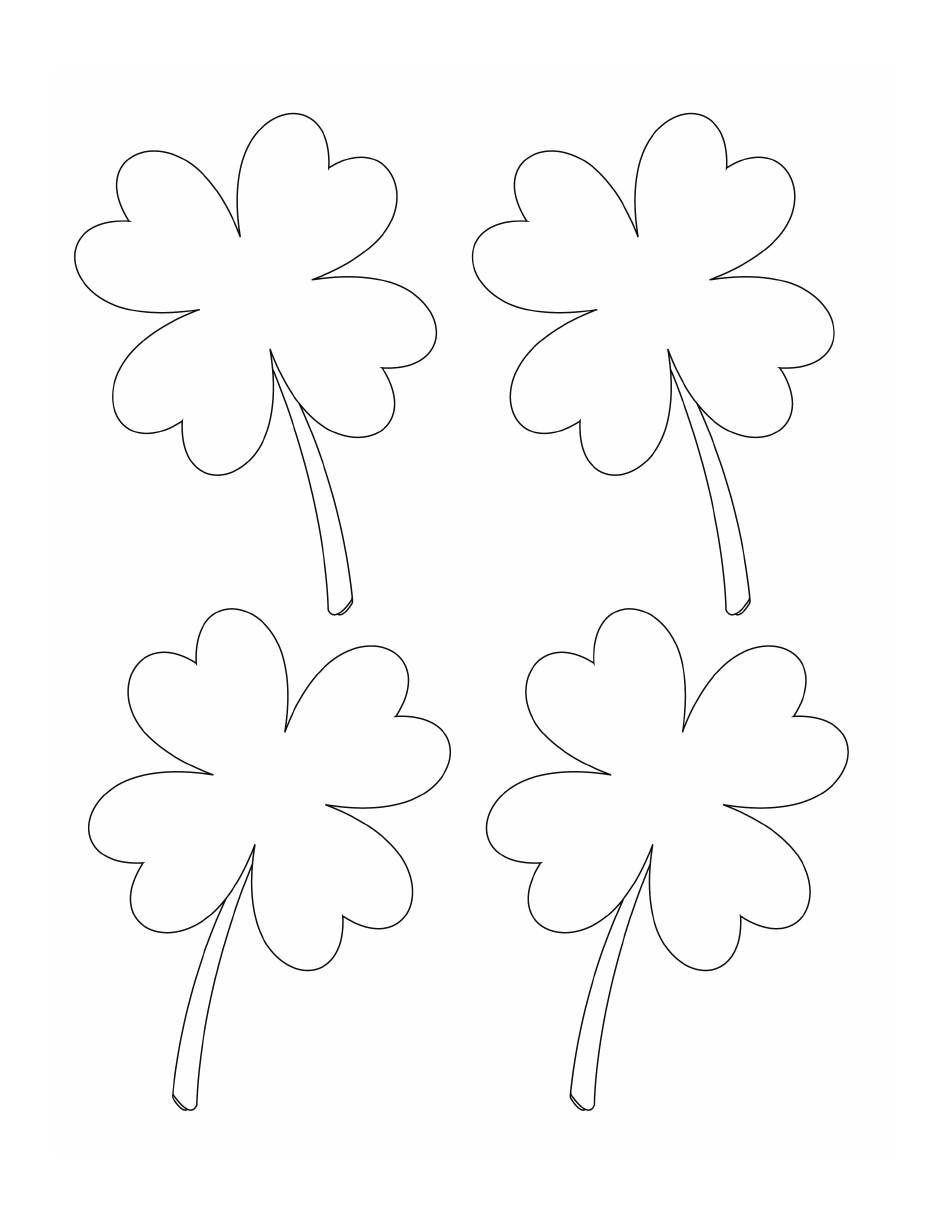 Clover Templates Download Printable PDF | Templateroller