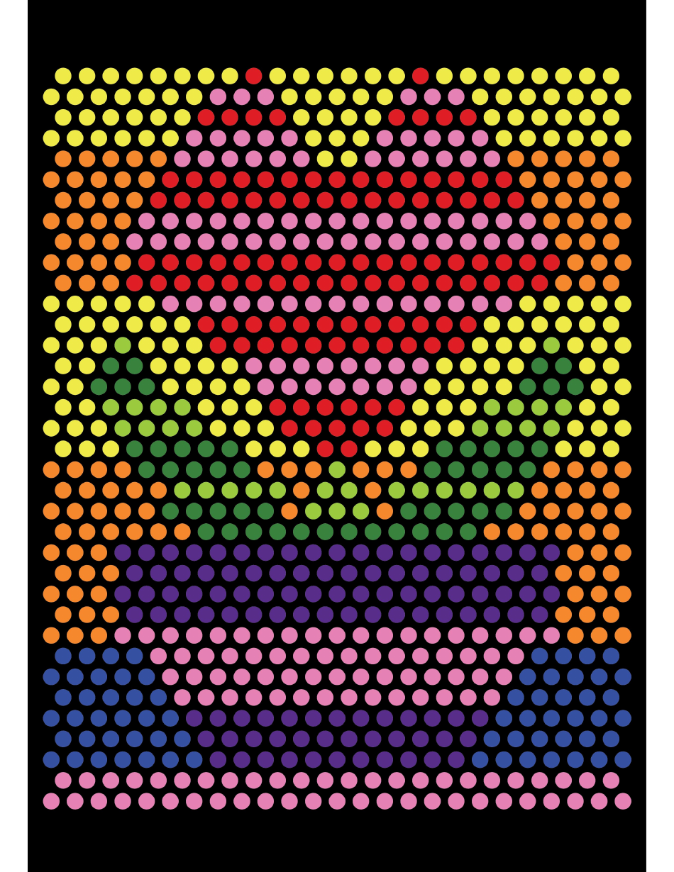 Heart Flower Beading Pattern Download Printable PDF | Templateroller