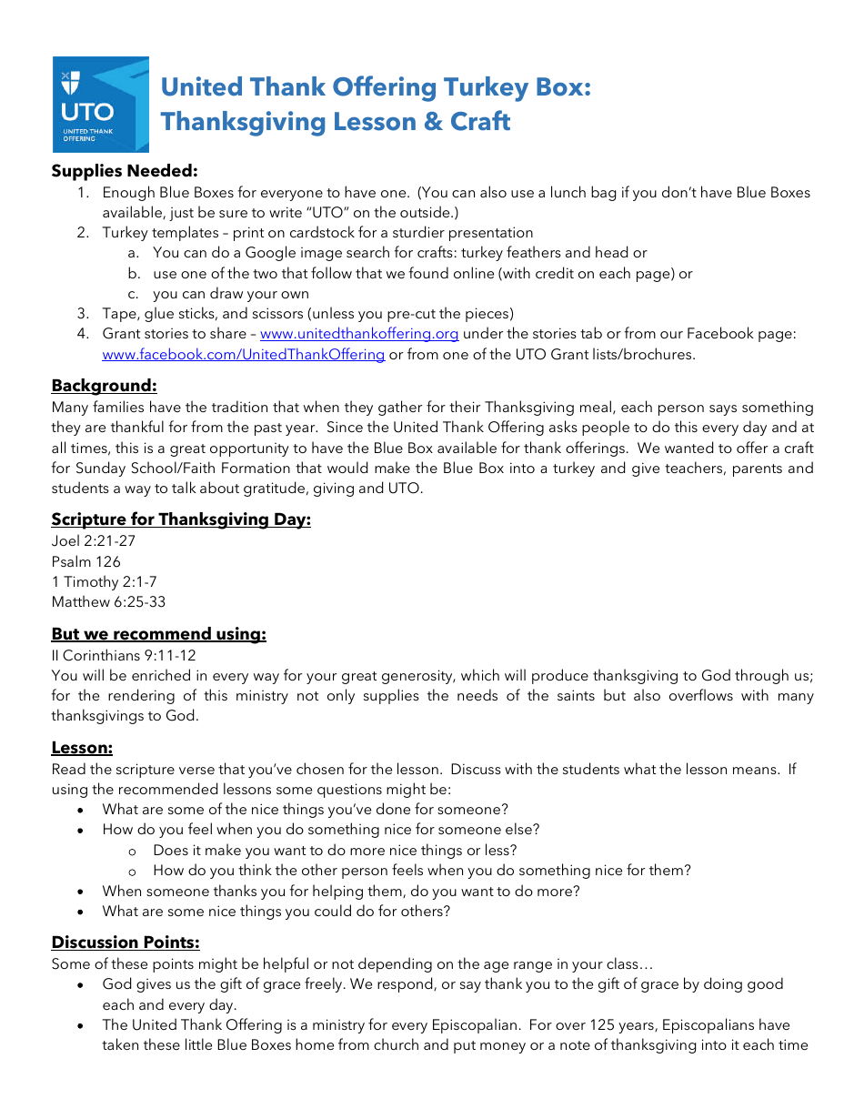 Thanksgiving Paper Bag Turkey Template Download Printable PDF ...