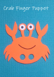 Crab Finger Puppet Template Download Printable PDF | Templateroller