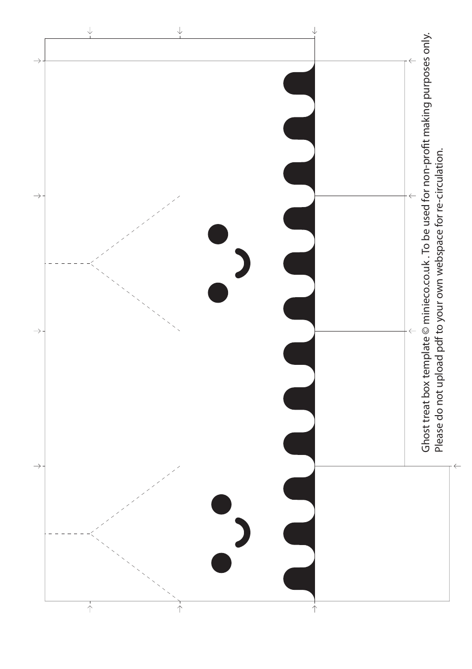 Ghost Treat Box Template Download Printable PDF | Templateroller