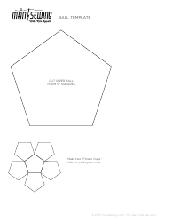 Pentagon Ball Template Download Printable PDF | Templateroller