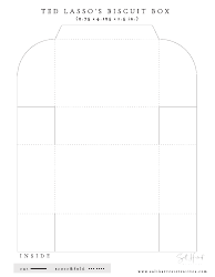 Ted Lasso's Biscuit Box Template - Pink Download Printable PDF ...