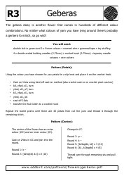 Geberas Knitting Pattern Download Printable PDF | Templateroller