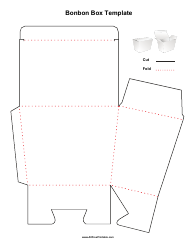 Bonbon Box Template Download Printable PDF | Templateroller