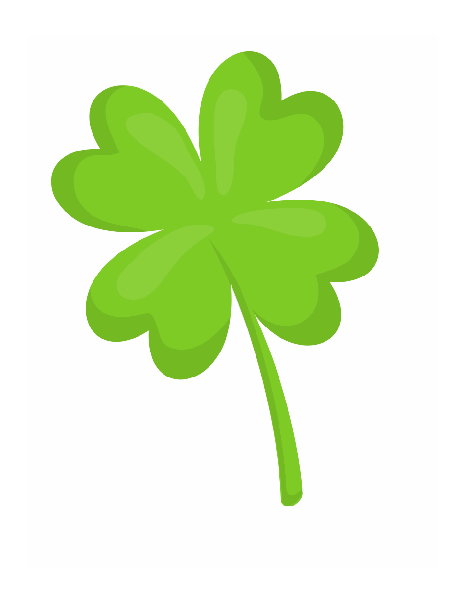 Colored Clover Template Download Printable PDF | Templateroller