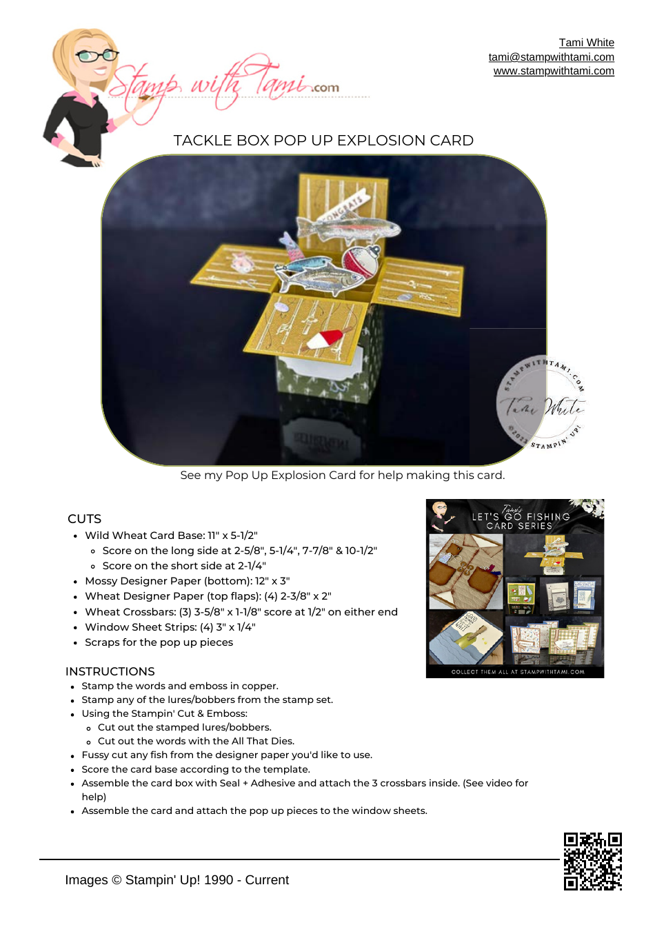 Tackle Box Pop up Explosion Card Template Download Printable PDF ...