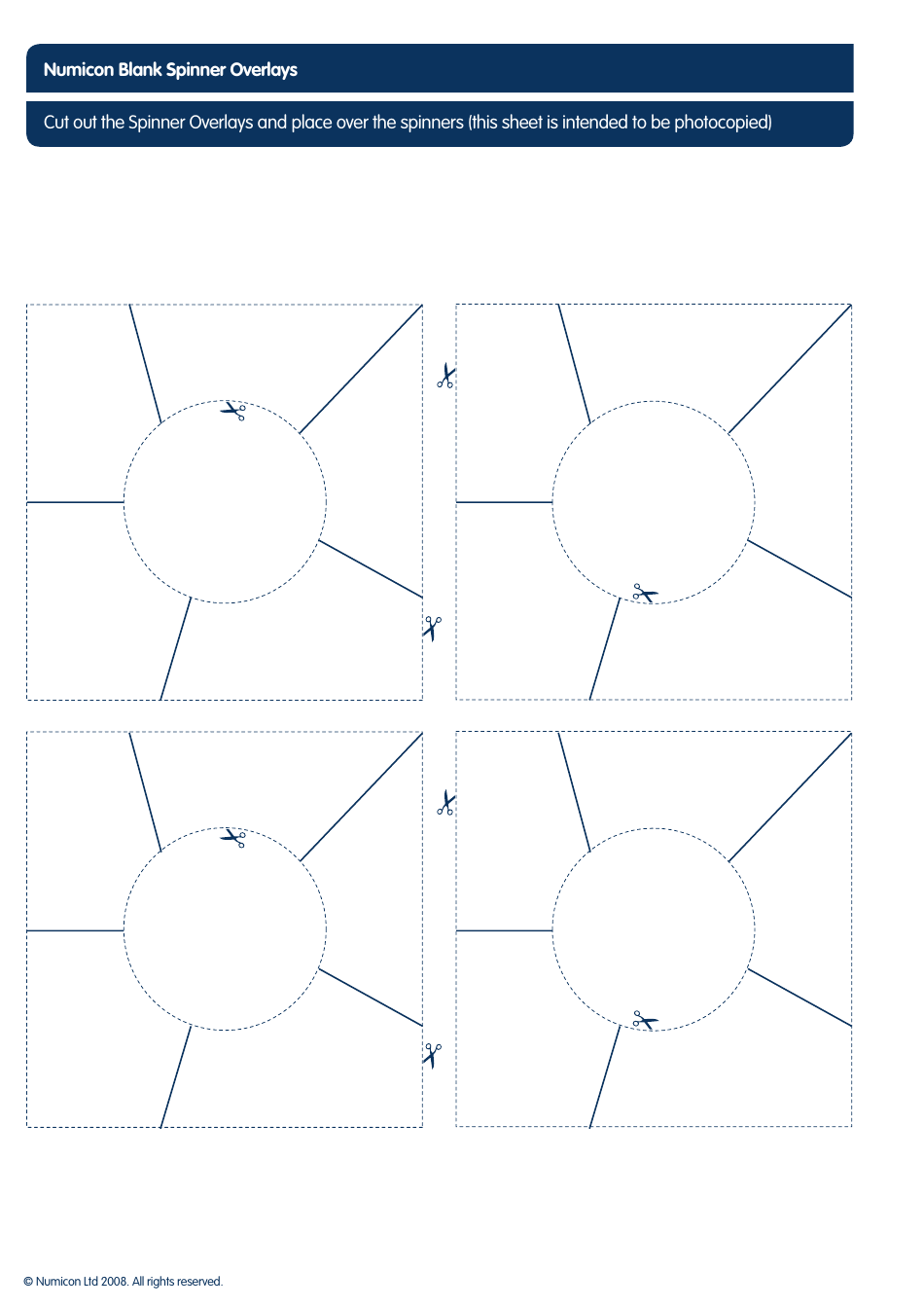 Blank Spinner Overlay Templates Download Printable Pdf Templateroller
