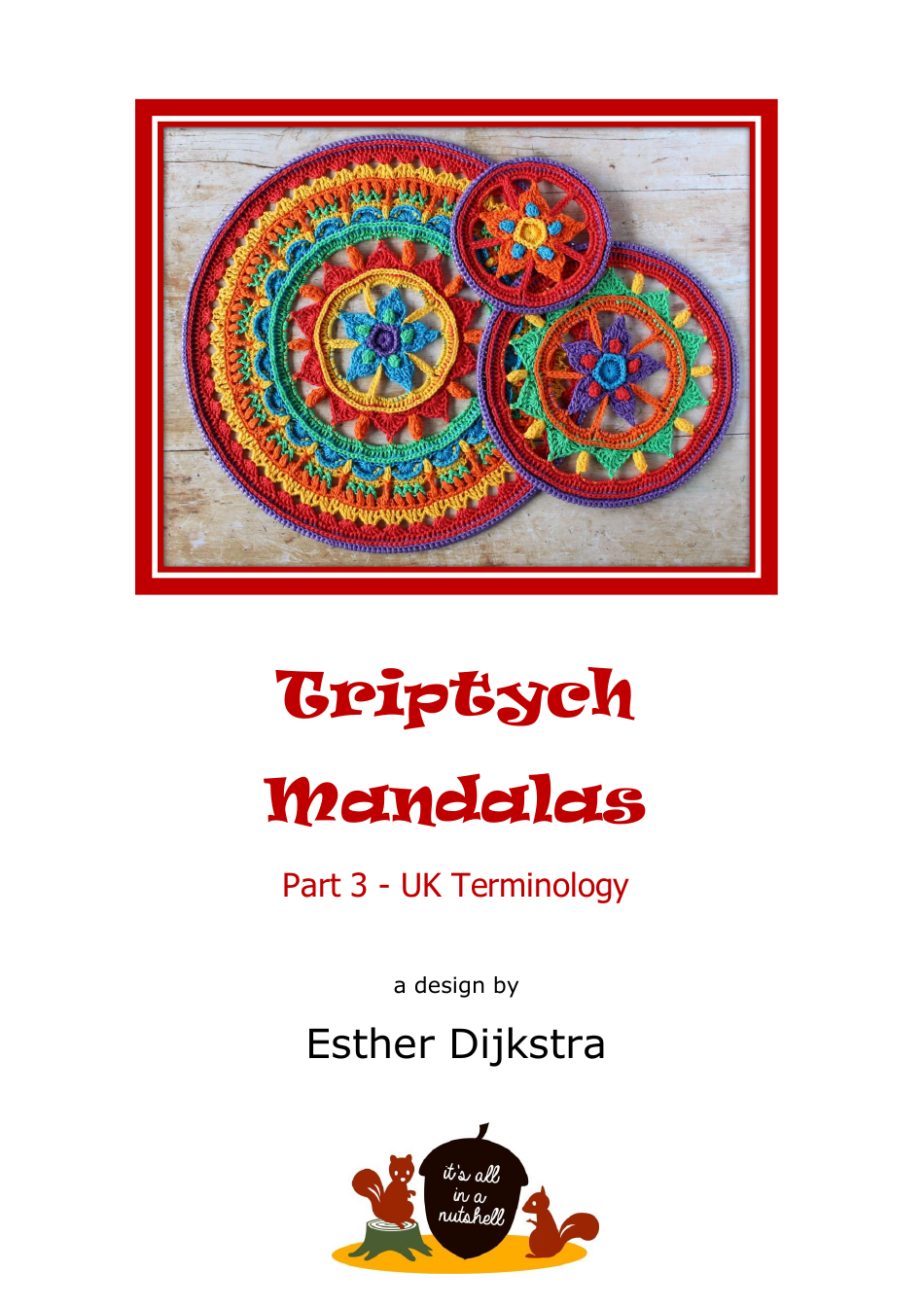 Triptych Mandala Crochet Pattern Download Printable PDF | Templateroller
