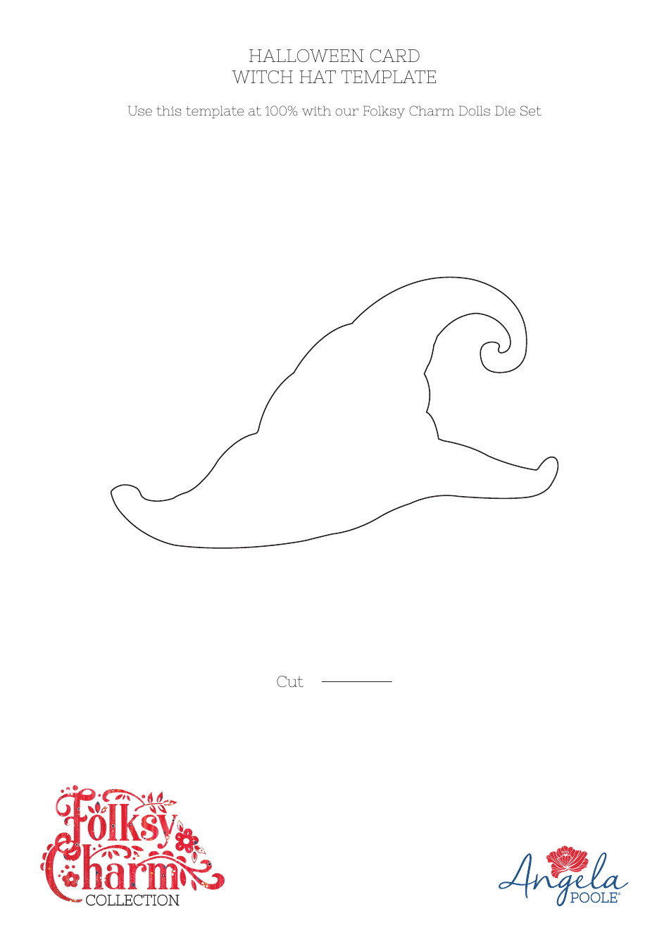 Halloween Card Witch Hat Template Download Printable PDF | Templateroller