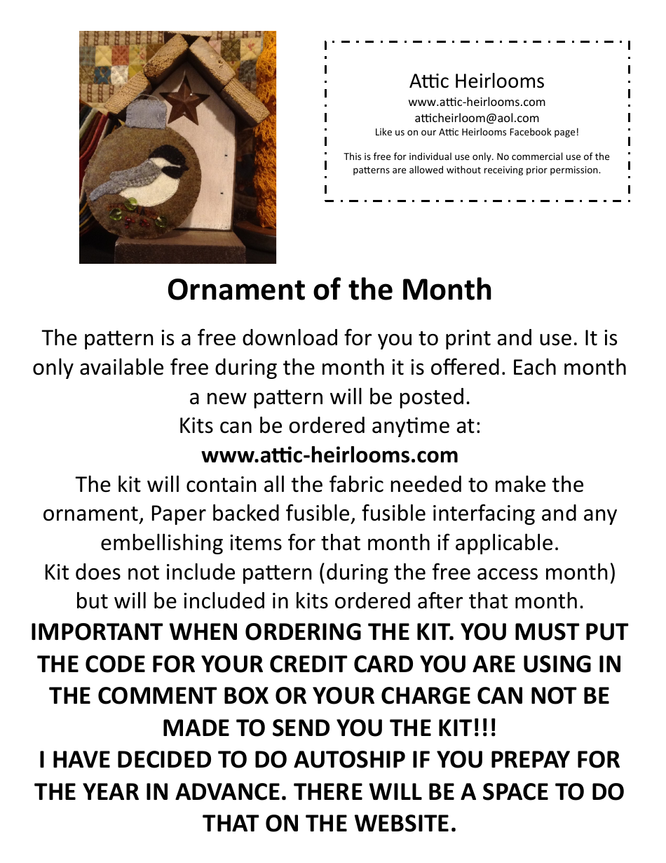 Little Bird Sewing Pattern Template Download Printable PDF | Templateroller