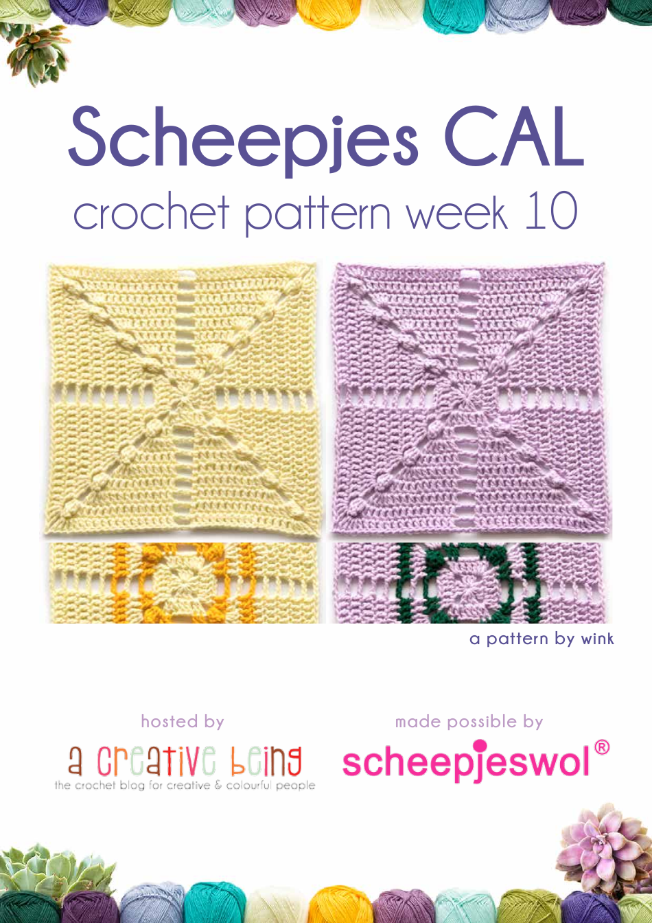 Scheepjes Granny Square Crochet Pattern Download Printable PDF ...