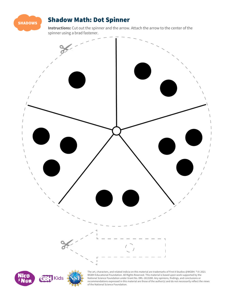 Dot Spinner Template Download Printable PDF | Templateroller