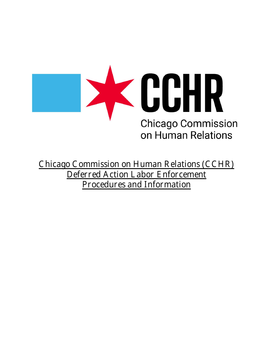 City of Chicago, Illinois Statement of Interest Request Form - Fill Out ...