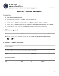 Form SF500 Download Fillable PDF or Fill Online Applicant's Employer ...