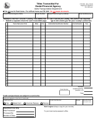 Form ITD3204 - Fill Out, Sign Online and Download Fillable PDF, Idaho ...