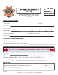 Arizona Off Premises Storage - Fill Out, Sign Online and Download PDF ...