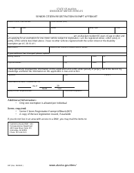 Form 807 Download Fillable PDF or Fill Online Senior Citizen ...