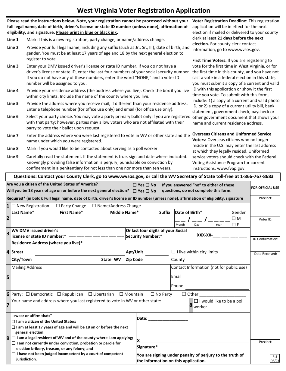 Form R-3 - Fill Out, Sign Online and Download Printable PDF, West ...