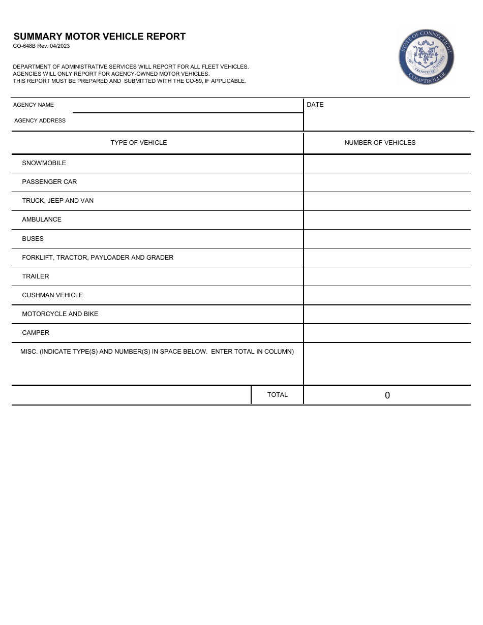 Form CO-648B - Fill Out, Sign Online and Download Fillable PDF ...