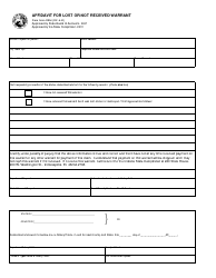 State Form 42850 Download Fillable PDF or Fill Online Affidavit for ...